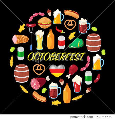 card for October beer festival-插圖素材 [42985670] - PIXTA圖庫