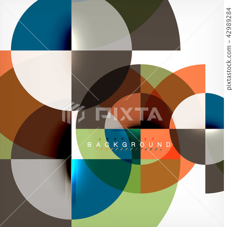 Minimal circle abstract background design,... - Stock Illustration ...