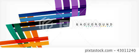 Color stripes and lines, geometric abstract...-插圖素材 [43011240] - PIXTA圖庫