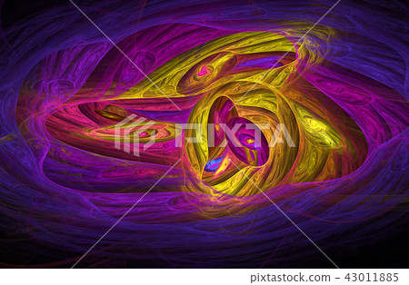 The birth of galaxies. Cosmic creation - Stock Illustration [43011885 ...