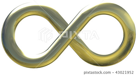 CG 3D illustration solid design infinite... - Stock Illustration ...