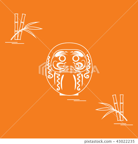 Daruma - Japanese traditional doll roly-poly - Stock Illustration ...