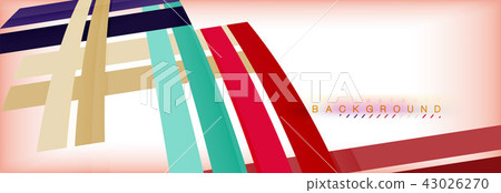 Color stripes and lines, geometric abstract... - Stock Illustration ...