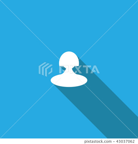 female , female icon on white background , Vector. - Stock Illustration ...
