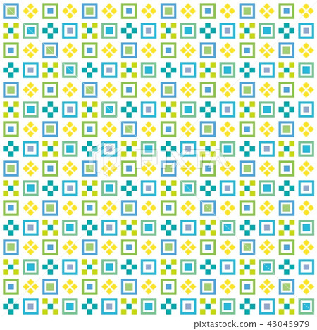 Geometric pattern square - Stock Illustration [43045979] - PIXTA
