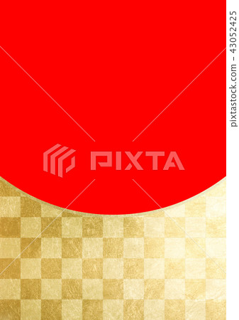 Matsumatsu Golden Red (background material) - Stock Illustration ...