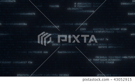 Data streams. Computer code symbols on the...-插圖素材 [43052915] - PIXTA圖庫