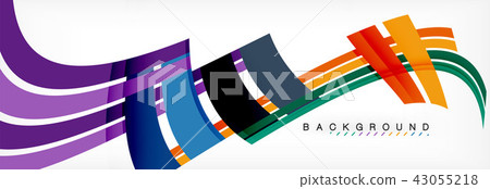 Color stripes and lines, geometric abstract... - Stock Illustration ...