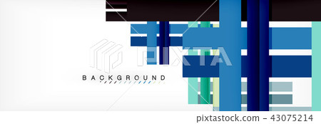 Minimal line design abstract background - Stock Illustration [43075214 ...