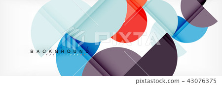 Semi circle abstract background, modern... - Stock Illustration ...