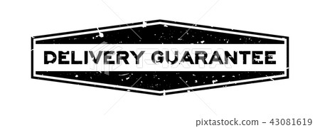 Grunge black delivery guarantee word rubber stamp-插圖素材 [43081619] - PIXTA圖庫