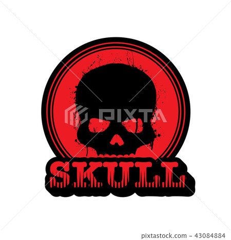 Red skull logo - Stock Illustration [43084884] - PIXTA