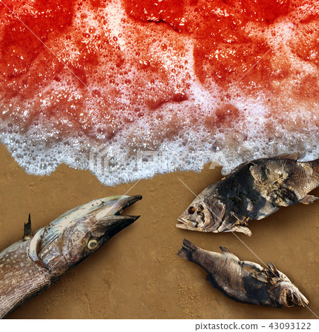 Red Tide Concept - Stock Illustration [43093122] - PIXTA