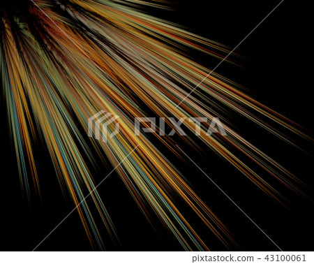 The colored light beams - Stock Illustration [43100061] - PIXTA