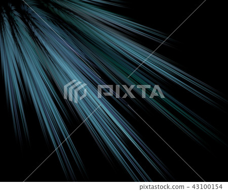 Blue neon rays of light - Stock Illustration [43100154] - PIXTA