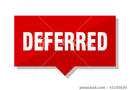 deferred red tag - Stock Illustration [43103630] - PIXTA