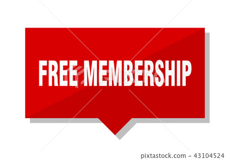 free membership red tag - Stock Illustration [43104524] - PIXTA