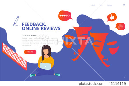 Brand reputation management concept vector... - Stock Illustration ...