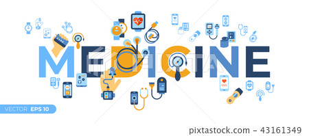Digital vector health sensor icons set - Stock Illustration [43161349 ...