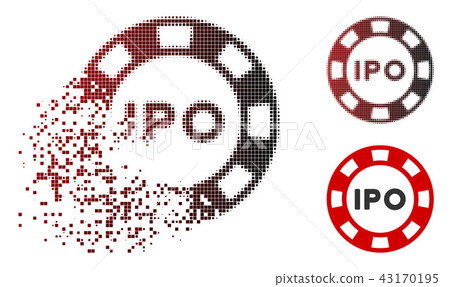 Sparkle Dotted Halftone IPO Token Icon - Stock Illustration [43170195 ...