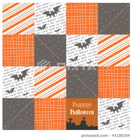Happy halloween pattern background vector - Stock Illustration ...