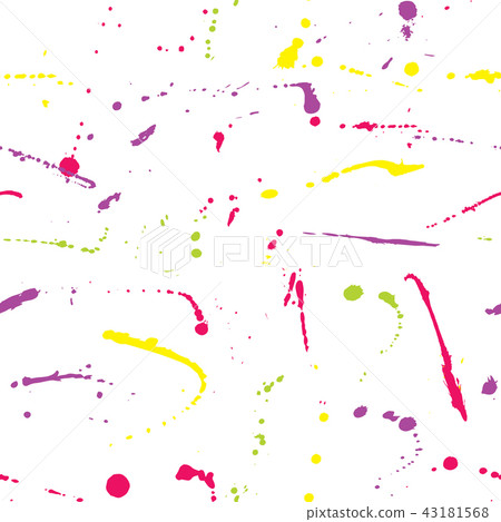 Ink splash collection vector hand drawn... - Stock Illustration ...