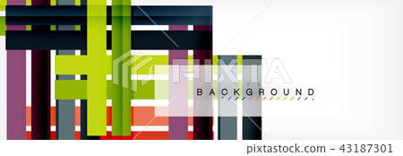 Minimal line design abstract background - Stock Illustration [43187301 ...