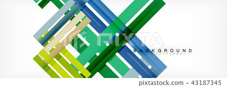 Color stripes and lines, geometric abstract...-插圖素材 [43187345] - PIXTA圖庫