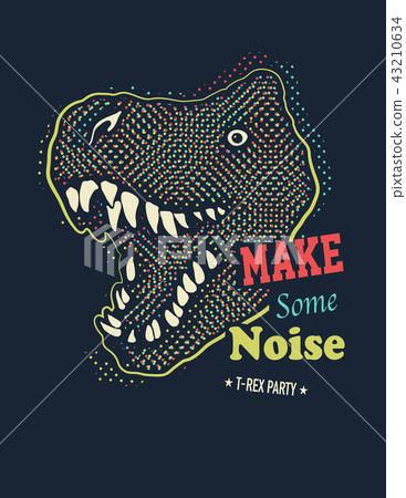 Make some noise slogan graphic - Stock Illustration [43210634] - PIXTA