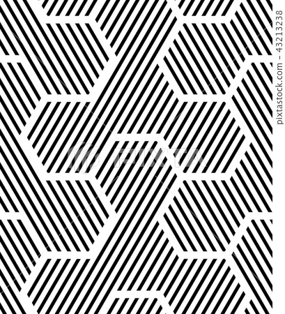 Abstract geometric pattern with stripes, lines. - Stock Illustration ...