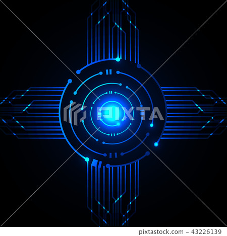 Circle digital technology , logo design template - Stock Illustration ...