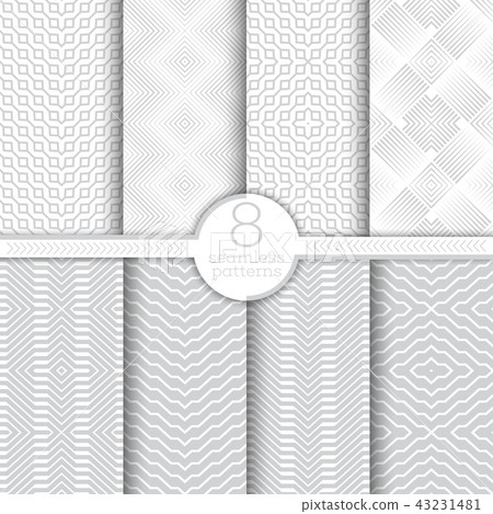 Set of vector seamless patterns - Stock Illustration [43231481] - PIXTA
