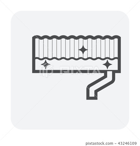 gutter cleaning icon - Stock Illustration [43246109] - PIXTA