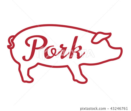 Pork label - Stock Illustration [43246761] - PIXTA