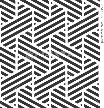 Abstract geometric pattern with stripes, lines. - Stock Illustration ...
