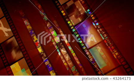 Shining Diagonal Brown Film Tape - Stock Illustration [43264173] - PIXTA