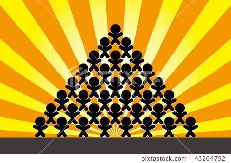 Image material, laser beam, pyramid, manga,... - Stock Illustration ...