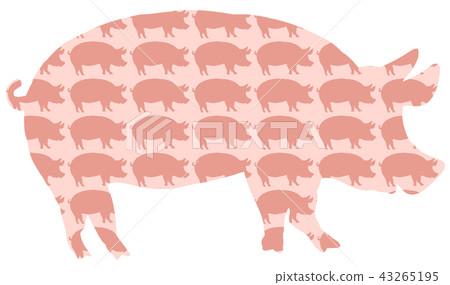 Pig Pork Pattern - Stock Illustration [43265195] - PIXTA