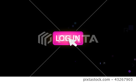 Rosy log in button with white arrow - Stock Illustration [43267903] - PIXTA