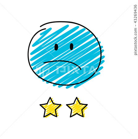 Review - two star rating. Vector. - Stock Illustration [43269436] - PIXTA