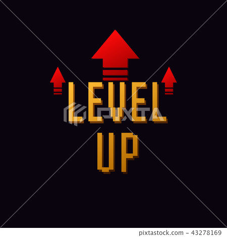 lvl up new level logo - Stock Illustration [43278169] - PIXTA