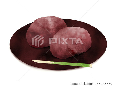 Ohagi dish - Stock Illustration [43283660] - PIXTA