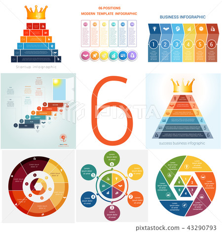 Set universal templates elements Infographics - Stock Illustration ...