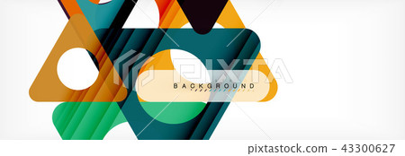 Abstract geometric background. Modern... - Stock Illustration [43300627 ...