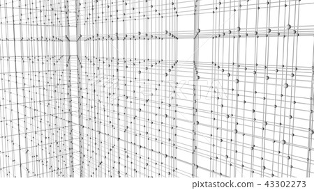 Digital data and network connection triangle... - Stock Illustration ...