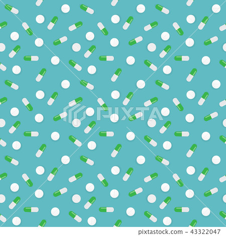 Colorful Health Medical Background. Seamless... - Stock Illustration ...