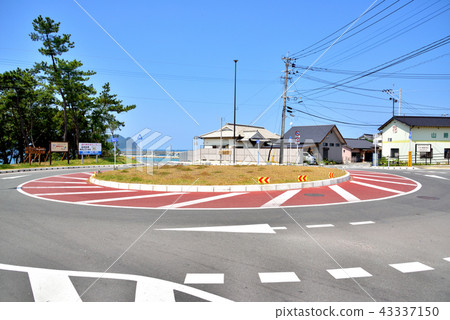 Roundabout Roundabout Fukuoka Prefecture... - Stock Photo [43337150 ...