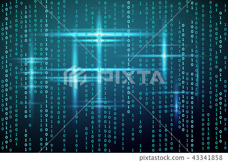 Abstract matrix background. - Stock Illustration [43341858] - PIXTA