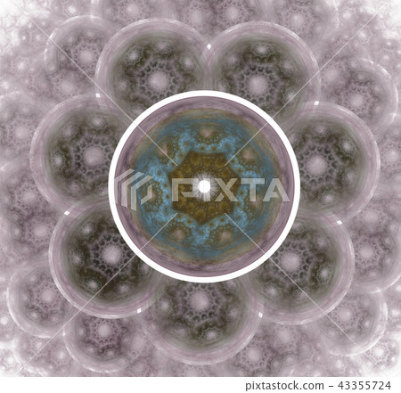 The atomic nucleus. Abstract representation. - Stock Illustration ...