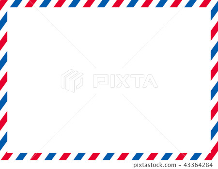 Airmail Illustration Background Vector Data |... - Stock Illustration ...